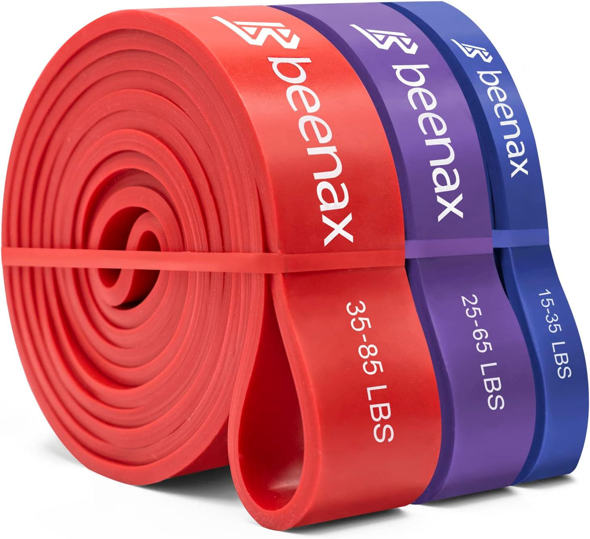 100% Natural Latex Rubber High Quality Assisted Pull Up Bands (3 Pack ...